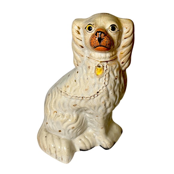 Antique | Accents | Antique Porcelain Dog Figurine Staffordshire Dog Sampson Smith | Poshmark